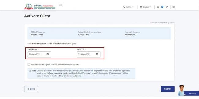 View Client Details (by ERIs) > User Manual | Income Tax Department